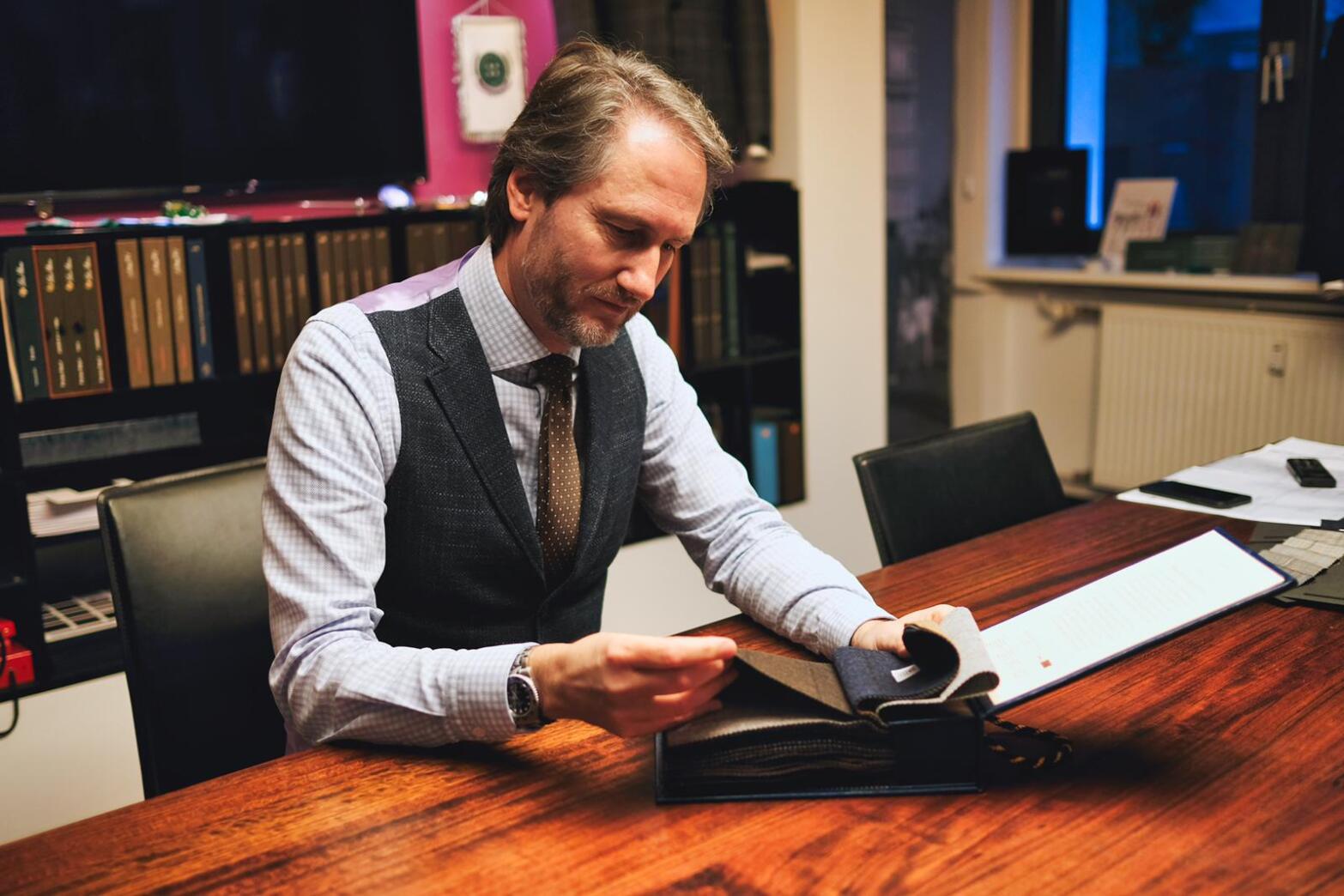 Andreas M. Weidlich, Maßkonfektionär in Berlin